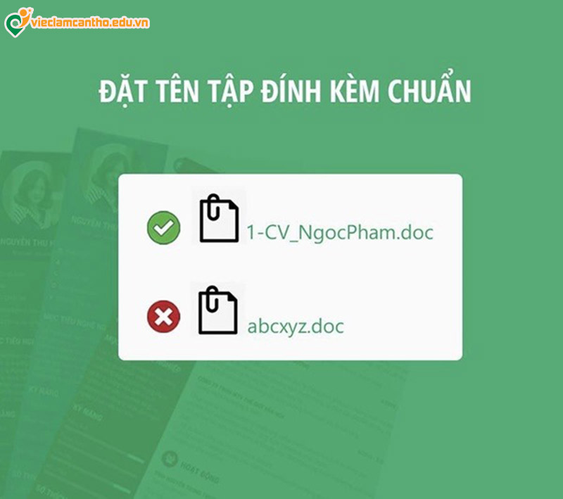 Cách đặt tên file cv xin việc chuyên nghiệp